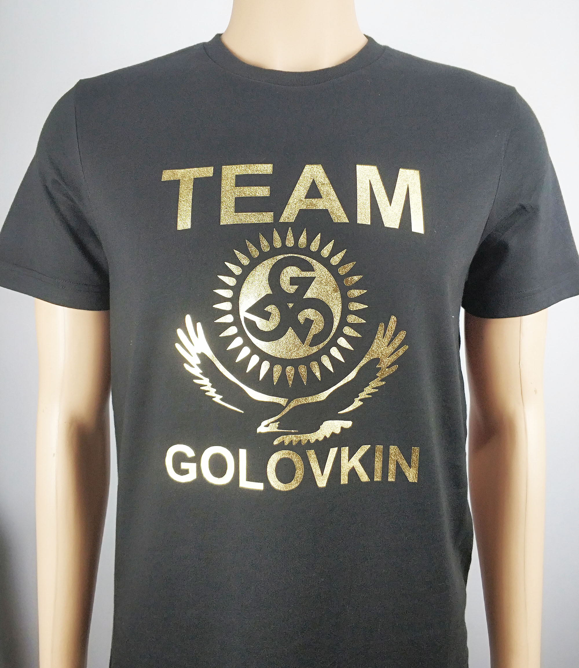 Custom Personalized T shirts Golden Printing Fashion Top Tees